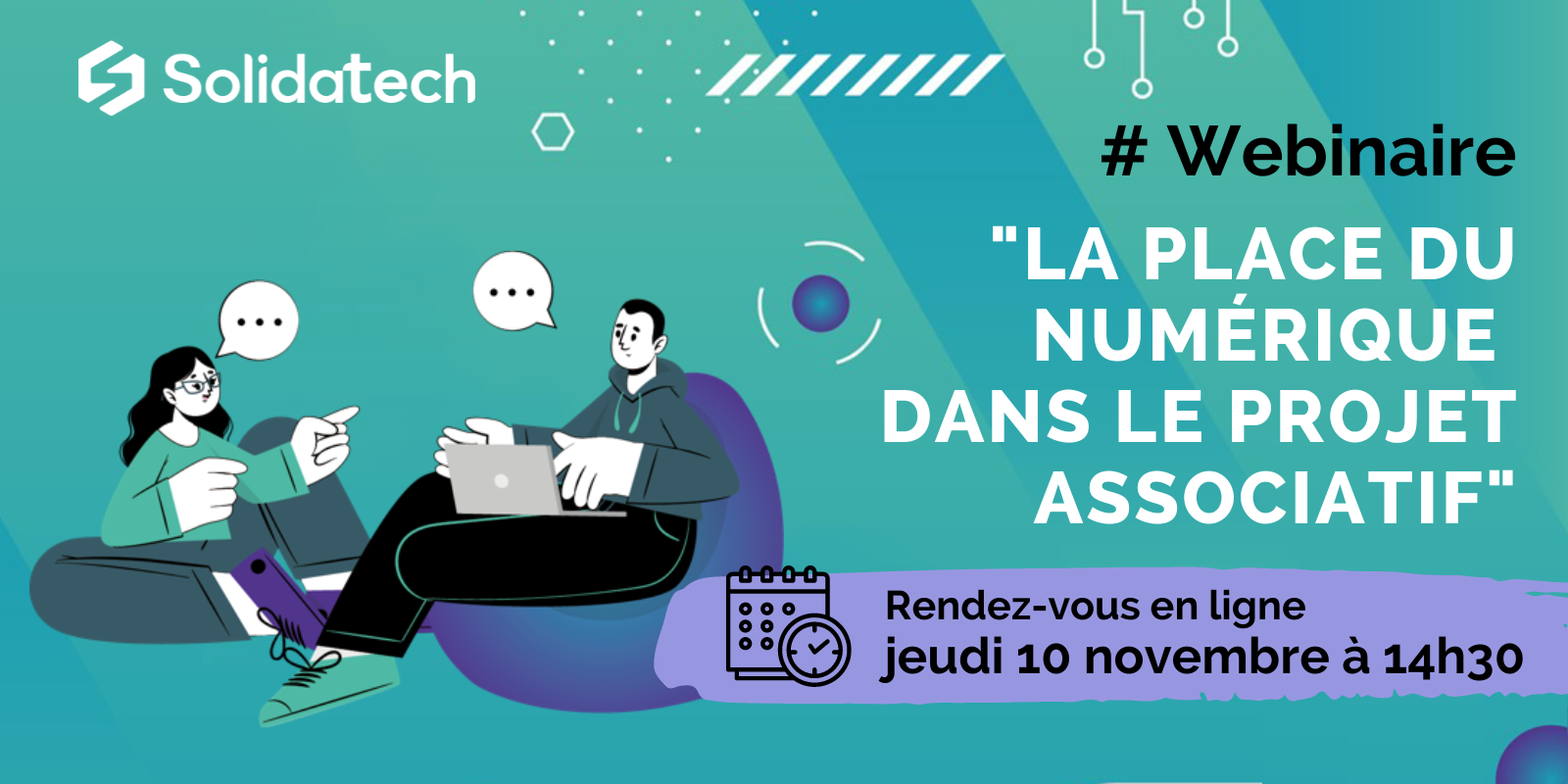 Webinaire : La place du numérique dans le projet associatif en 2022 | Solidatech